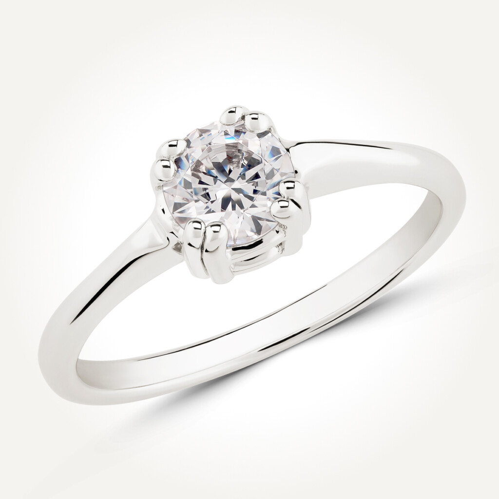 Round Brilliant Solitaire Engagement Ring | Style 2041 - Spence Diamonds