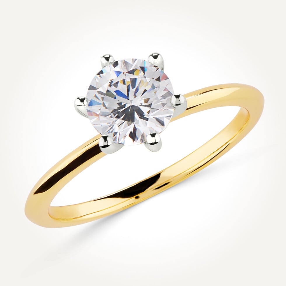 1 Carat Round Brilliant Artisan Created Diamond | Spence Diamonds